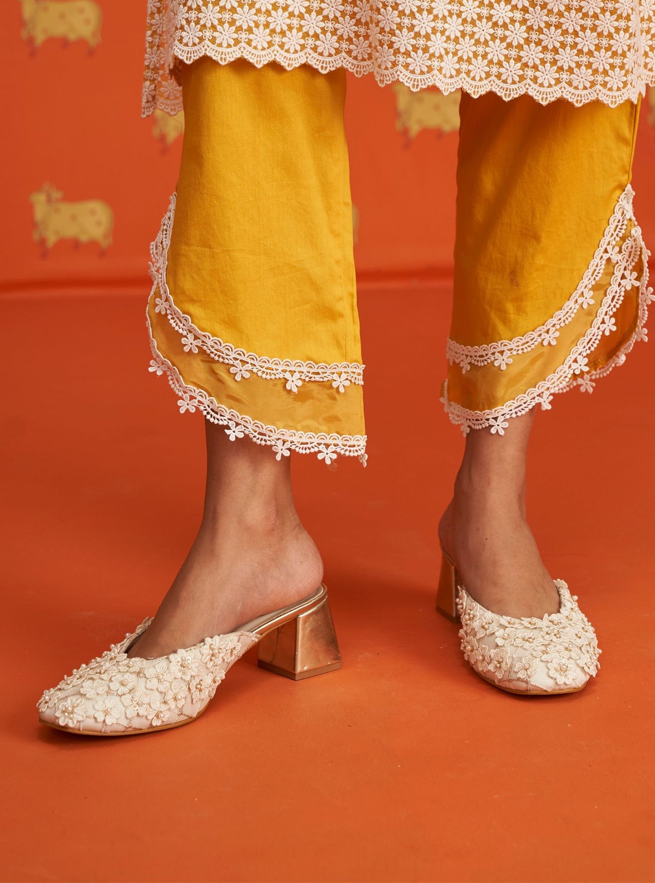 Manya Vegan Mule Heel