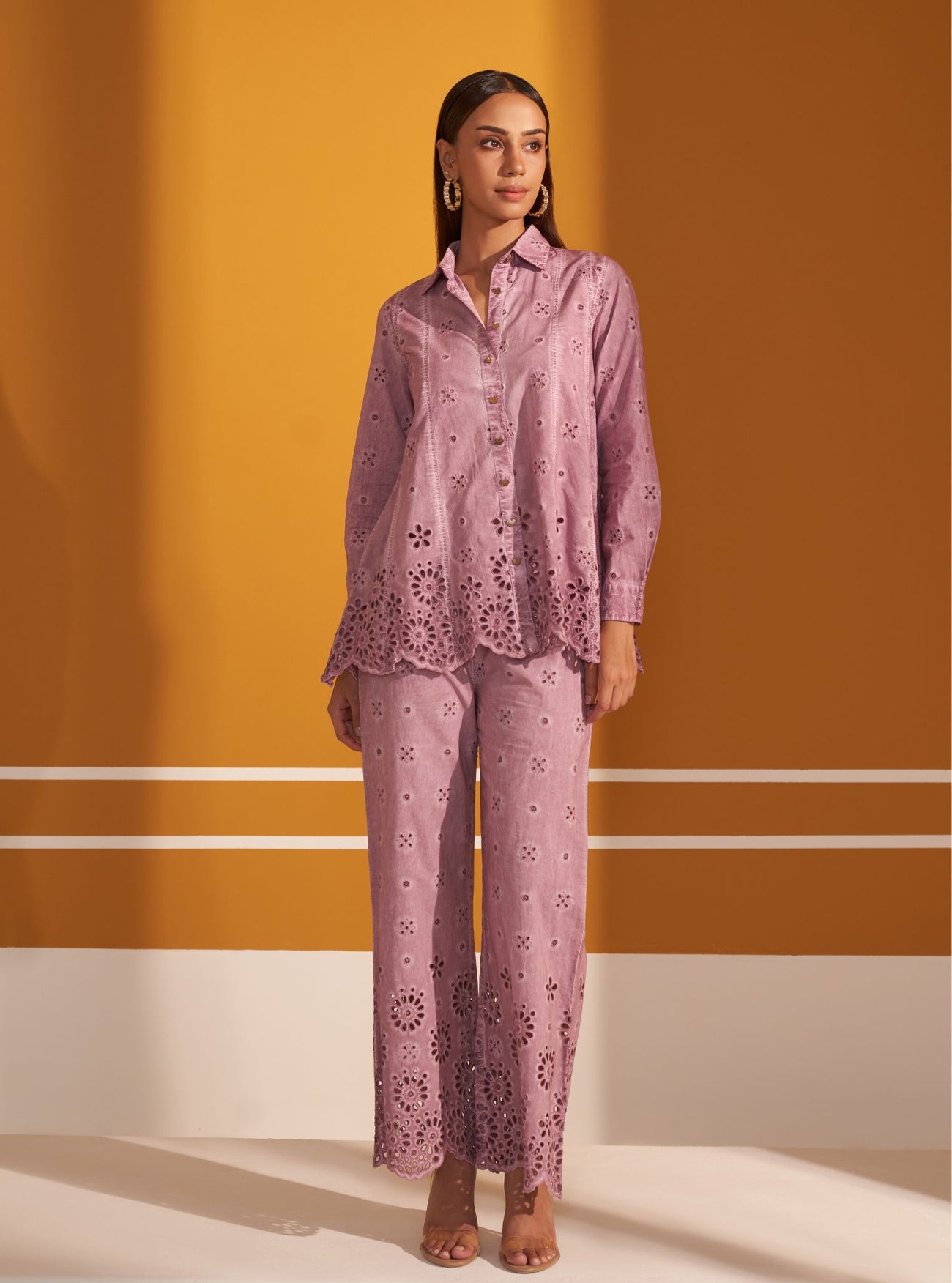 Darcy Supima Cotton Lilac Co-ord Set