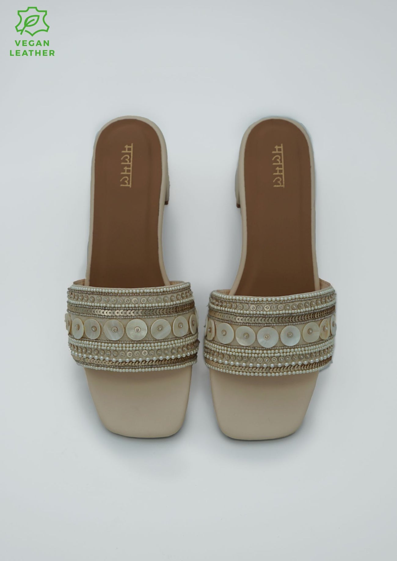 Kayla Off White Vegan Heel