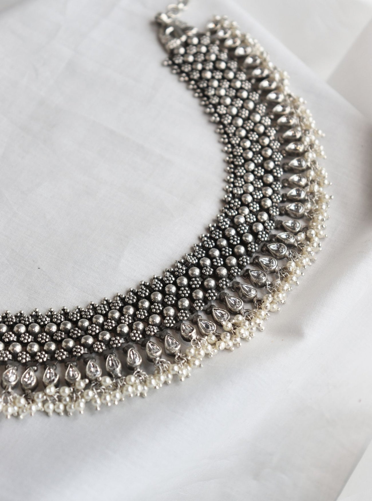 Pure Silver Kalyani Necklace