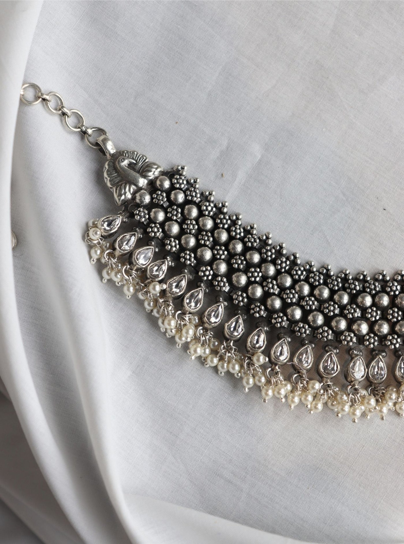 Pure Silver Kalyani Necklace