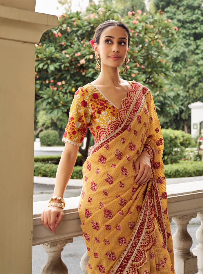 Elegant Designer Sarees - Traditional & Modern Styles | Mulmul