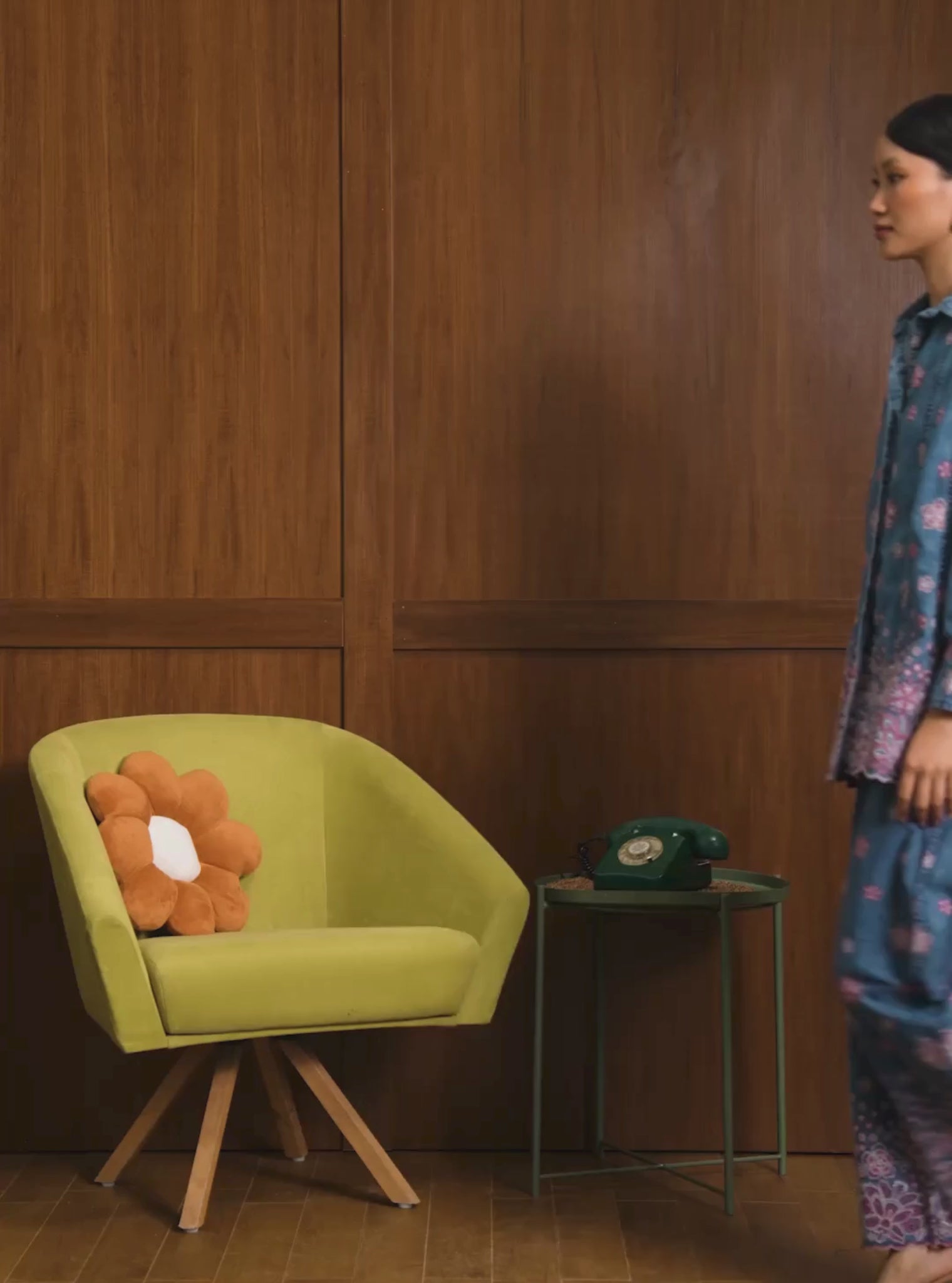 Taneira Denim Pink Shirt Set